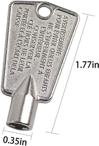 216702900 Freezer Door Key for Frigidaire Kenmore AP4071414 PS2061565 AP2113733 AP4301346 PS1991481 06599905 08037402 12849(Metal)