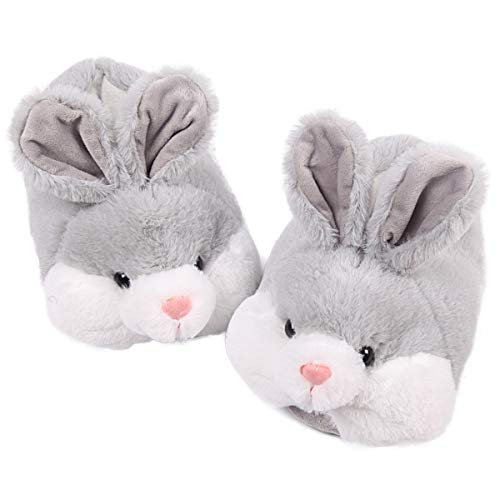 Caramella Bubble Kids Classic Bunny Slippers,Cute Animal Anti Slip House Shoes for Boy and Girl,Rabbit Slippers Christmas Halloween Easter Gifts