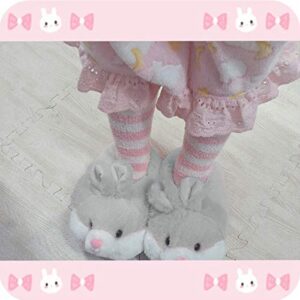 Caramella Bubble Kids Classic Bunny Slippers,Cute Animal Anti Slip House Shoes for Boy and Girl,Rabbit Slippers Christmas Halloween Easter Gifts