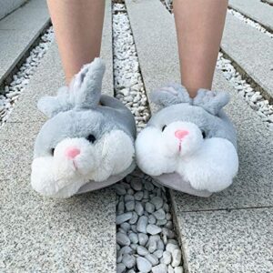 Caramella Bubble Kids Classic Bunny Slippers,Cute Animal Anti Slip House Shoes for Boy and Girl,Rabbit Slippers Christmas Halloween Easter Gifts