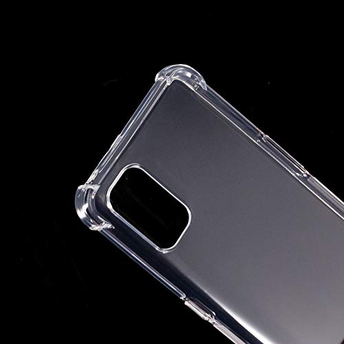 Shantime Oppo Realme 7 Pro Case, Scratch Resistant Soft TPU Back Cover Shockproof Silicone Gel Rubber Bumper Anti-Fingerprints Full-Body Protective Case Cover for Oppo Realme 7 Pro (Transparent)