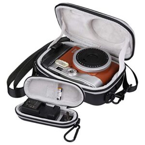 aproca hard storage travel case for fujifilm instax mini 90 instant film camera