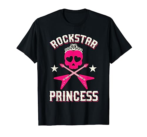 Rockstar Princess | Cute Girls Rockers Gift T-Shirt