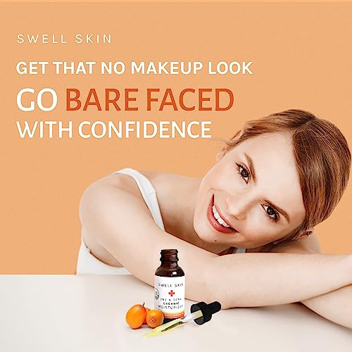 Swell Skin - Sea Buckthorn Oil for Skin Health, Facial Oil, Age-Defying Beauty Potion, Moisturizing Face Oil, Also Works on Bites & Burns, 30 ml