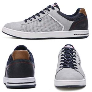 AX BOXING Mens Casual Shoes Fashion Sneakers Breathable Comfort Walking Shoes for Male(Aa Gray, Numeric_10_Point_5)