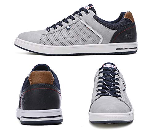 AX BOXING Mens Casual Shoes Fashion Sneakers Breathable Comfort Walking Shoes for Male(Aa Gray, Numeric_10_Point_5)