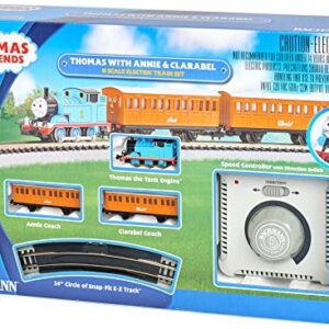 Bachmann Trains - Thomas with Annie and Clarabel Ready to Run Electric Train Set - N Scale, Blue