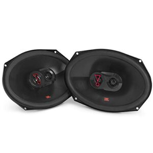 jbl stage 39637f - 6inch x 9inch three-way car audio speaker, no grill