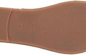 Amazon Essentials Women's Two Band Sandal, Tan, 6