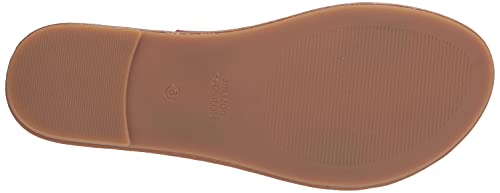 Amazon Essentials Women's Two Band Sandal, Tan, 6