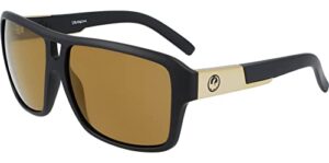 dragon mens the jam sunglasses - matte black frame | ll copper ion lens