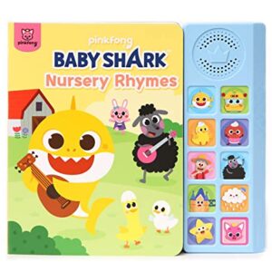 Baby Shark Nursery Rhymes 10 Button Sound Book| Learning & Education Toys | Interactive Baby Books for Toddlers 1-3 | Gifts for Boys & Girls