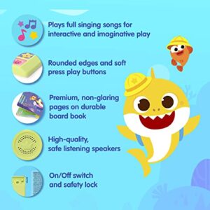 Baby Shark Nursery Rhymes 10 Button Sound Book| Learning & Education Toys | Interactive Baby Books for Toddlers 1-3 | Gifts for Boys & Girls