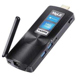 mele pcg02 fanless mini pc stick windows 11 pro celeron j4125 8gb 128gb micro desktop computer stick support hdmi 4k 60hz wi-fi5 gigabit ethernet bt4.2 on business office industrial iot media home