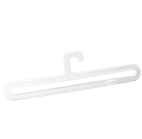 WellieSTR (Pack of 50 Plastic Hangers,Towel/Scarf/Legging Hangers, 21cm/8.3" - White