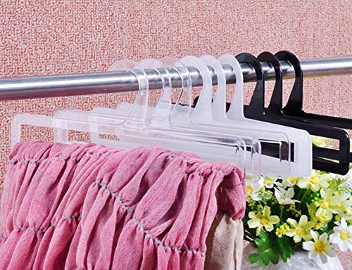 WellieSTR (Pack of 50 Plastic Hangers,Towel/Scarf/Legging Hangers, 21cm/8.3" - White