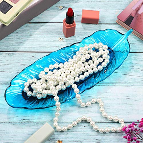 Ahn'Qiraj 2PCS Resin Tray Mold, Resin Feather Shaped Molds Silicone Tray Mold Resin Jewelry Tray Mold Resin for Holding Keychains, Rings Jewelry and DIY Craft Tray Gifts for Woman