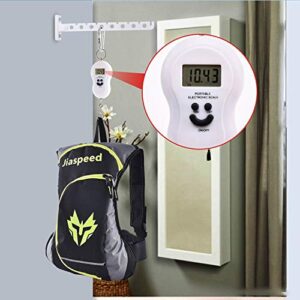 COTTAGE LIFE Wall Mount Clothes Hanger Rack White Clothes Rack Wall Mount Stainless Steel Wall Clothes Hanger Laundry Hanging Rack Wall Mount Laundry Hanger Dryer Rack