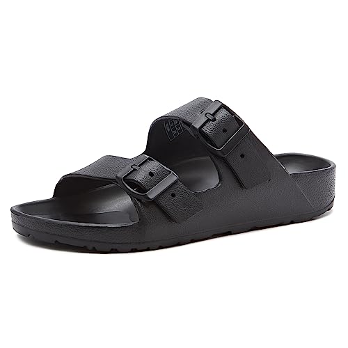 Weestep Essential Lightweight Double Buckle Slip-on Flat Adjustable Women's Men's Sandals