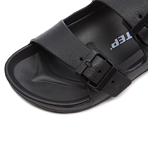 Weestep Essential Lightweight Double Buckle Slip-on Flat Adjustable Women's Men's Sandals