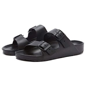 Weestep Essential Lightweight Double Buckle Slip-on Flat Adjustable Women's Men's Sandals