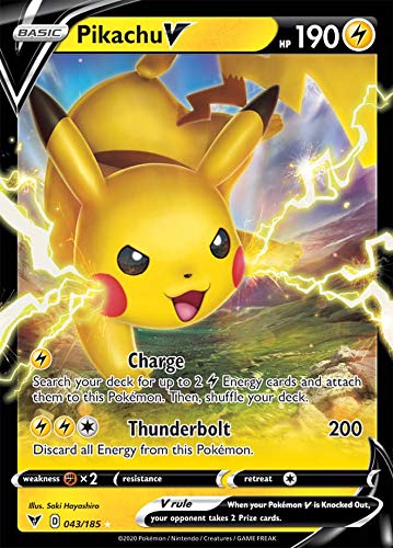 Pokemon - Pikachu V - 043/185 - Ultra Rare