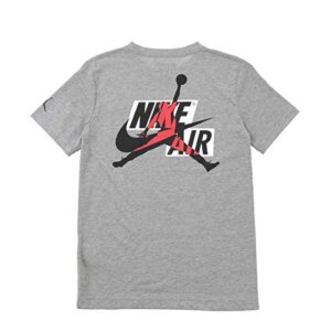 Nike Air Jordan Big Boys (8-20) Short-Sleeve Jumpman T-Shirt Jordan (Grey/Camo Pocket/Jumpman, Medium)