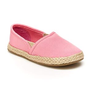 simple joys by carter's girls ari canvass espadrille sneaker, pink, 8 toddler