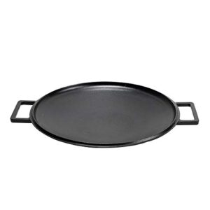 MOOSSE Premium Korean BBQ Grill Pan, Chosun Griddle, Enameled Cast Iron Grill for Induction Cooktop, Stove, Oven, No Seasoning Required, 13”