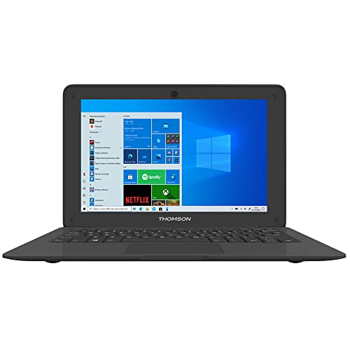 Thomson Laptop NEO 10, 10.1 Inch, Intel Atom, 4Gb RAM, 64Gb eMMC Storage, Windows 10 - Black REFURBISHED Like New