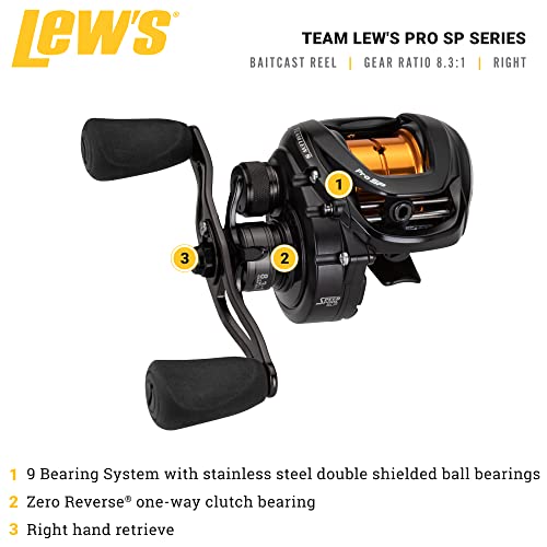 Lew's Team Pro SP Skipping and Pitching, Black, One Size, (PSP1XH)