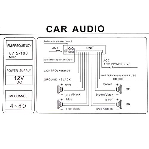 ePathChina 12V Bluetooth Car Radio MP3 Player Vehicle Stereo Audio Support FM / USB / SD / AUX with Remote Control