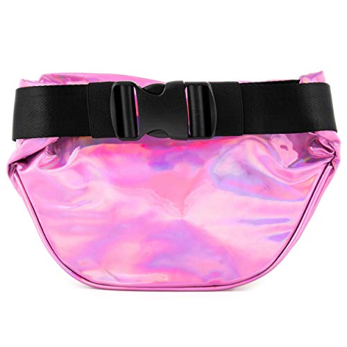 Dime Bags Party Pack | Festival and Party Fanny Pack | Water-Resistant Waist Bag (Disco Pink)