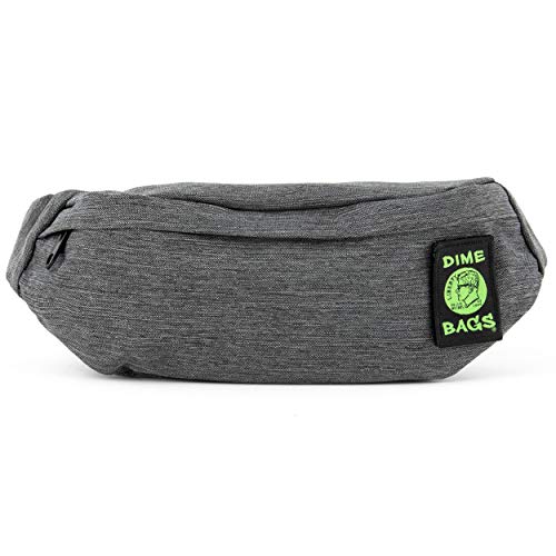 Dime Bags Puff Pack | Water-Resistant Fanny Pack | Athletic Waist Bag (Black)