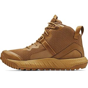 under armour men's micro g valsetz mid hiking boot, coyote (200)/coyote, 12.5