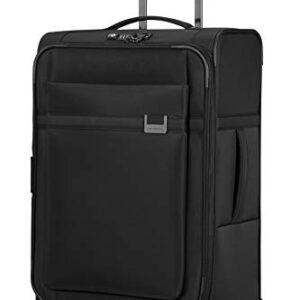 Samsonite Airea Luggage- Suitcase, Spinner M Expandable (67 cm - 81.5 L), Black (Black)