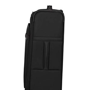 Samsonite Airea Luggage- Suitcase, Spinner M Expandable (67 cm - 81.5 L), Black (Black)