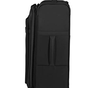 Samsonite Airea Luggage- Suitcase, Spinner M Expandable (67 cm - 81.5 L), Black (Black)