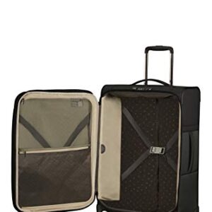 Samsonite Airea Luggage- Suitcase, Spinner M Expandable (67 cm - 81.5 L), Black (Black)