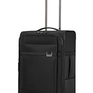 Samsonite Airea Luggage- Suitcase, Spinner M Expandable (67 cm - 81.5 L), Black (Black)