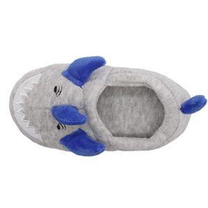 Toddler Baby Boys Adjustable House Slipper Cute Shark Dinosaur Cartoon Soft Anti-Slip Winter(Toddler/Little Kid/Big Kid)