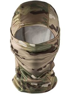 onetigris tactical hood headwear balaclavas full face mask (multicam, large)