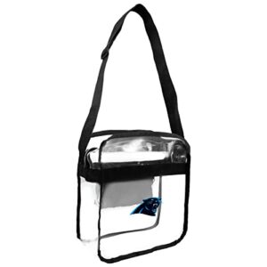 littlearth unisex-adult nfl los angeles rams 2 clear carryall crossbody bag, clear, 12" x 12" x 6"