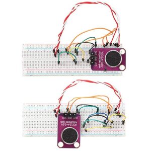 6 Pieces Electret Microphone Amplifier Module MAX4466 Adjustable Gain Blue Breakout Board