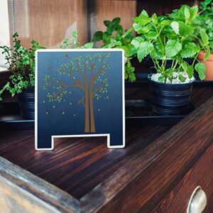 Tree Branches Stencils Painting on Wood, 2 Pcs Family Tree Reusable Templates for Canvas Paper Art Journaling Mixed Media DIY Scrapbooking A4 Size 8.3"x11.7"