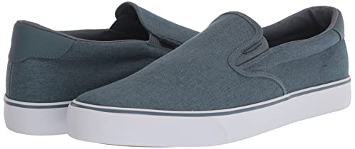 Lugz Mens Clipper Classic Slip On Sneakers Shoes Casual - Blue - Size 10.5 M