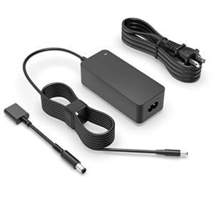 charger for dell laptop charger, 65w, 45w, compact design, for all round connectors, (ul safety certified)