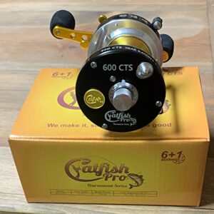 Catfish Pro Tournament Series Round Baitcasting Fishing Reel 600 CTS