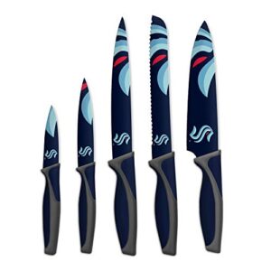 the sports vault nhl seattle kraken kitchen knives