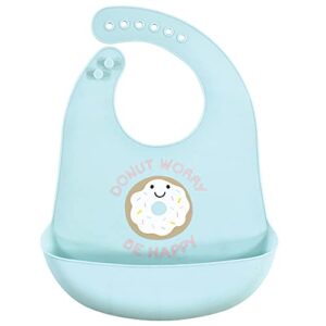 Hudson Baby Unisex Baby Silicone Bibs, Sweetest Cupcake, One Size